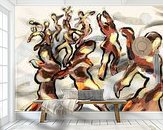 Glowing dancers van ART Eva Maria op canvas, behang en meer